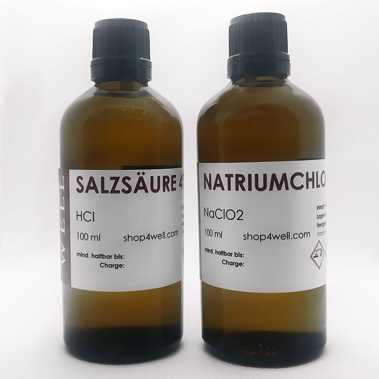 MMS Natriumchlorit 25% + Salzsäure 4%